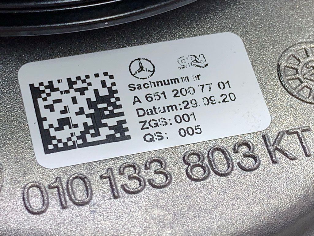 A651200770180, A 651 200 77 01 80 Насос водяной (Помпа) Diesel Mercedes ...