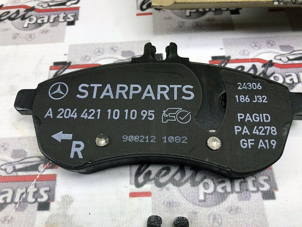 A0074205520, A 007 420 55 20 Колодки тормозные передние Mercedes C W204 ...