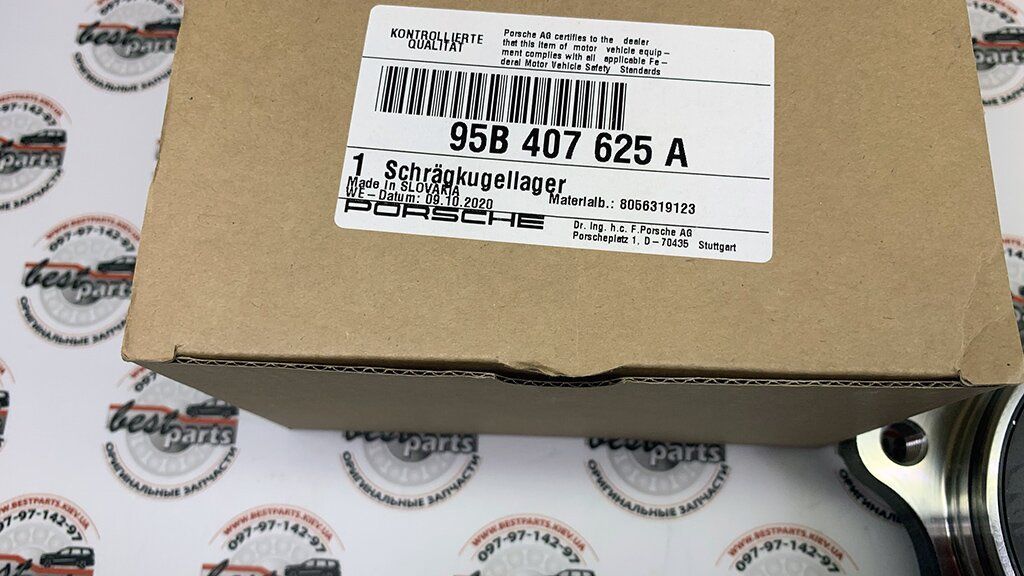 95B407625A, 95B 407 625 A Подшипник передней / задней ступицы Porsche ...